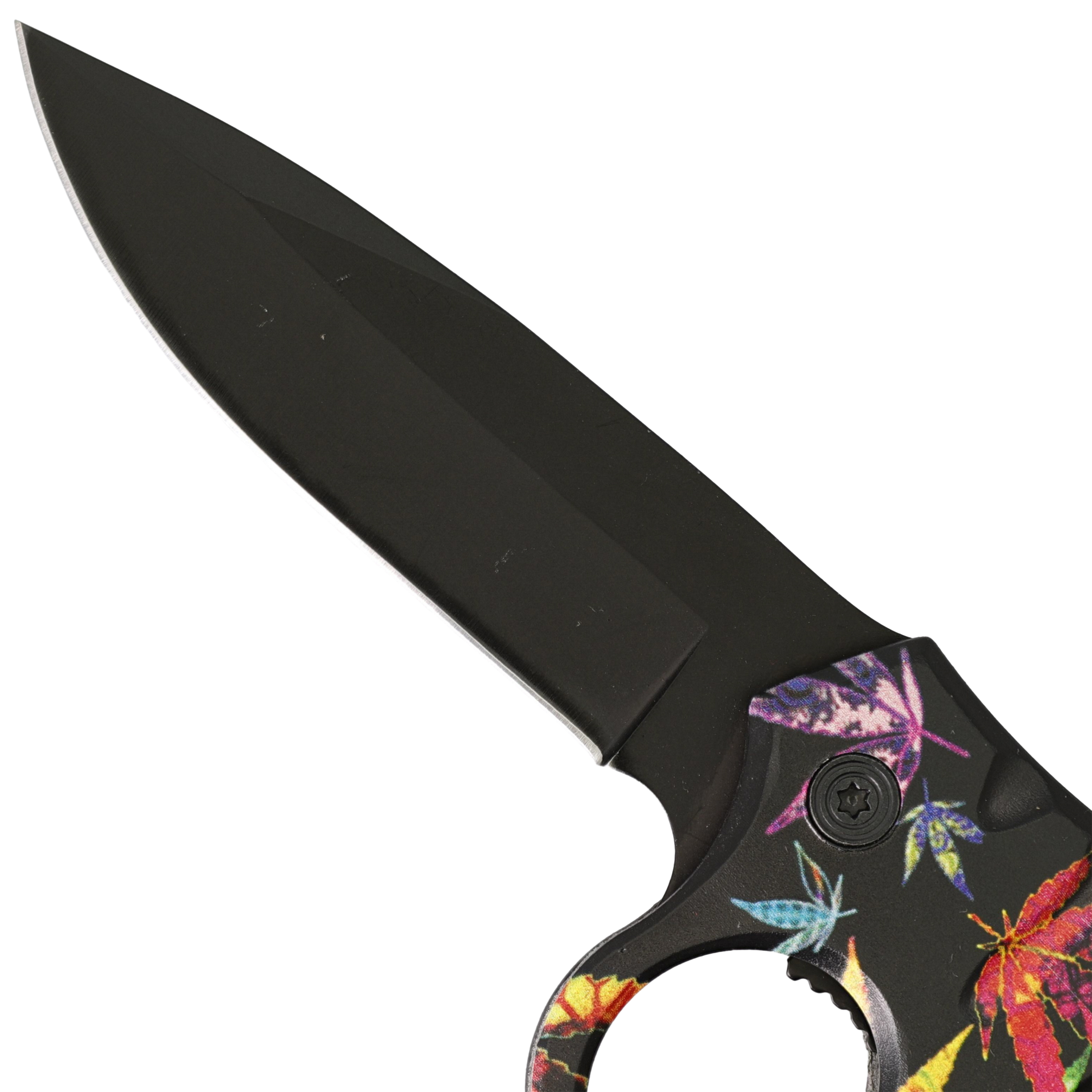 2191 Tripping Balls Trench Style Spring Assist Drop Point Knife - Fixed ...