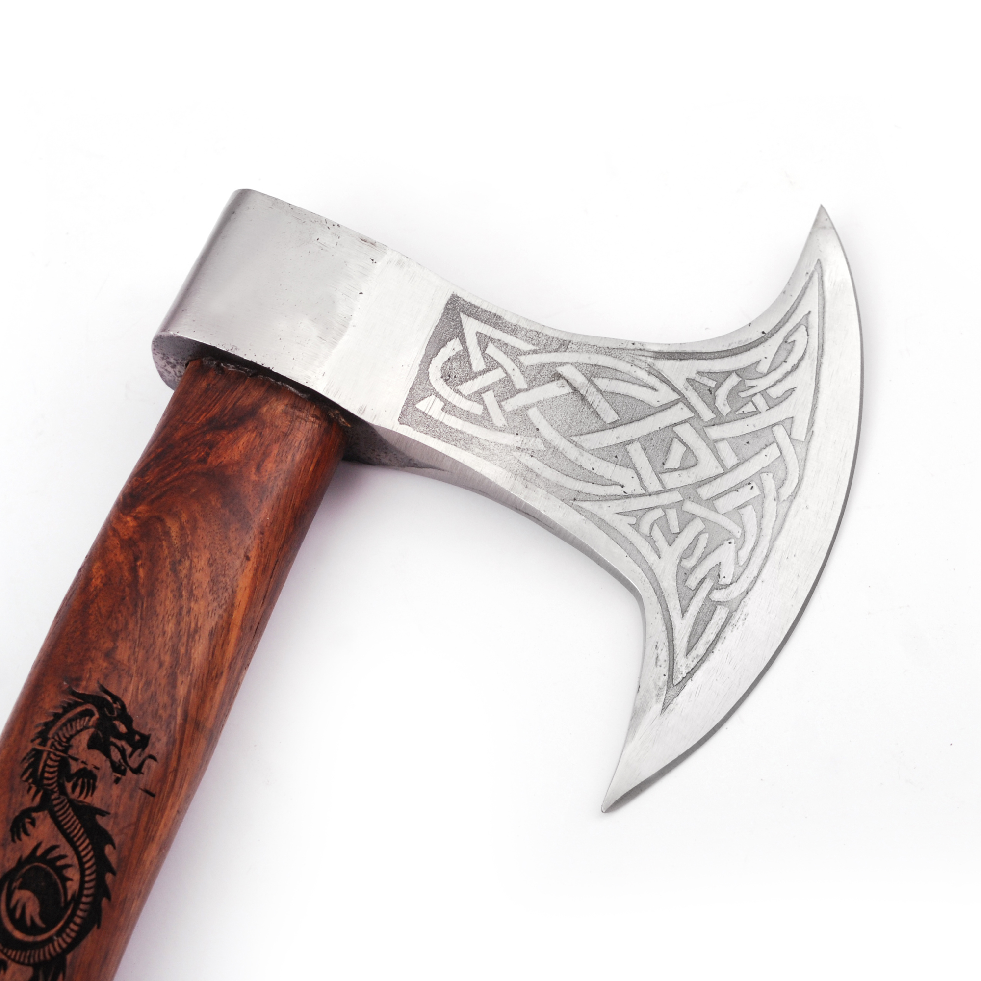 2233 Viking Dragon Slayer Norse Dane Battle Axe | Engraved Handle ...