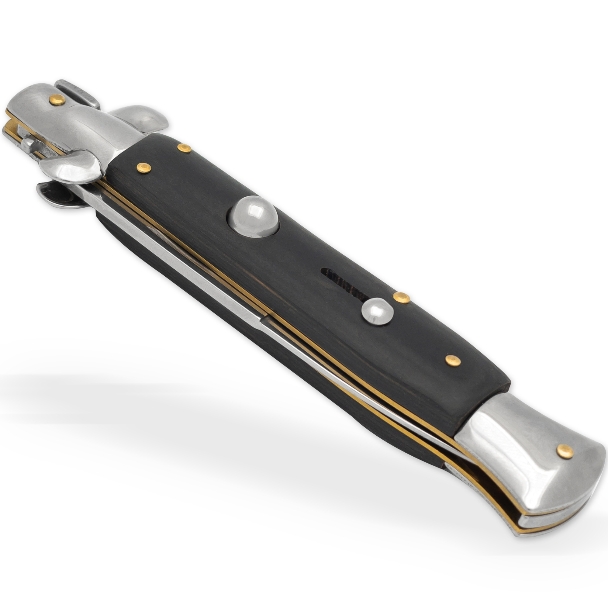 5580 IL Grande Italian Milano Stiletto Dark Ritual Automatic Knife ...