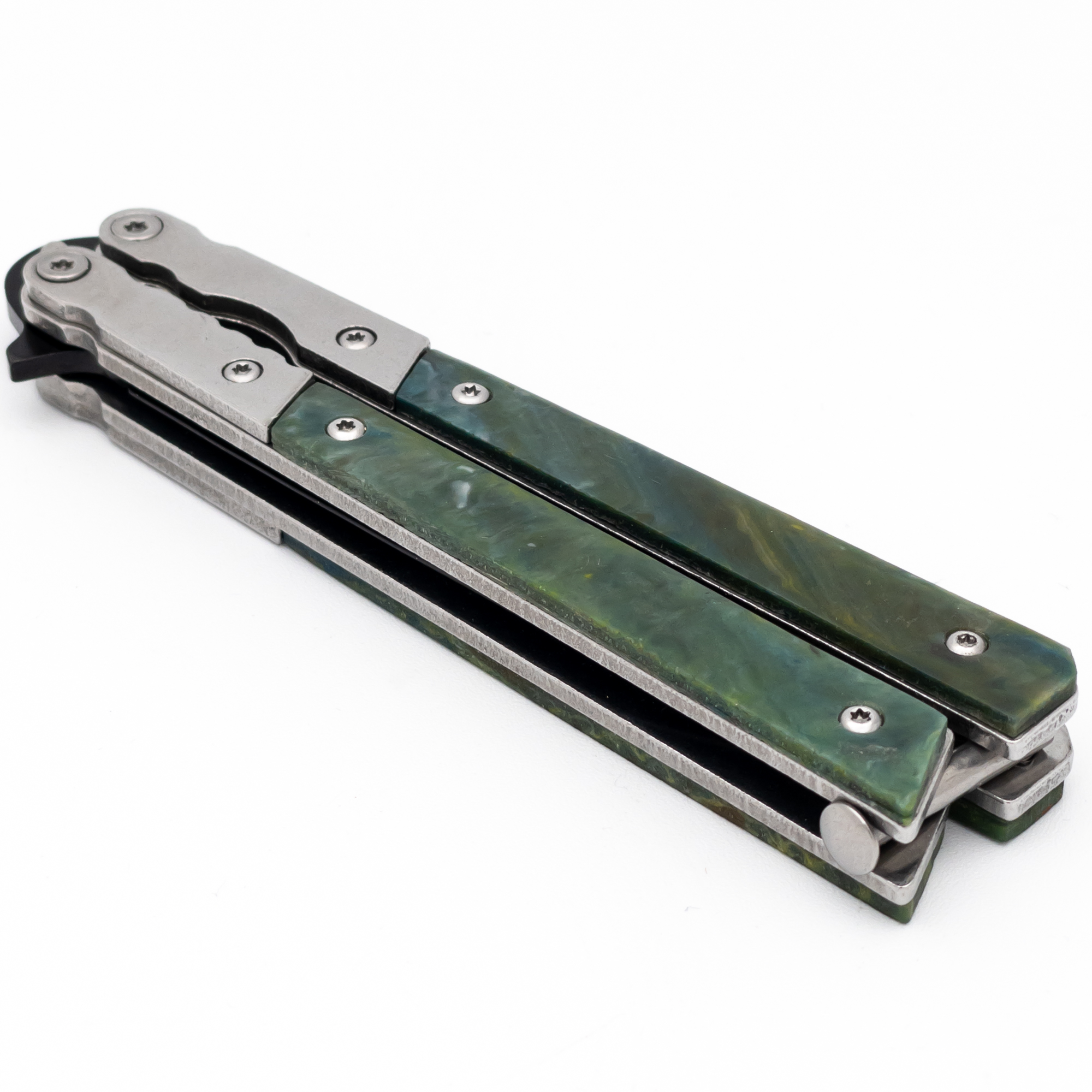 2145 Battlefield Green Butterfly Mission Knife - Collectible Knives at ...