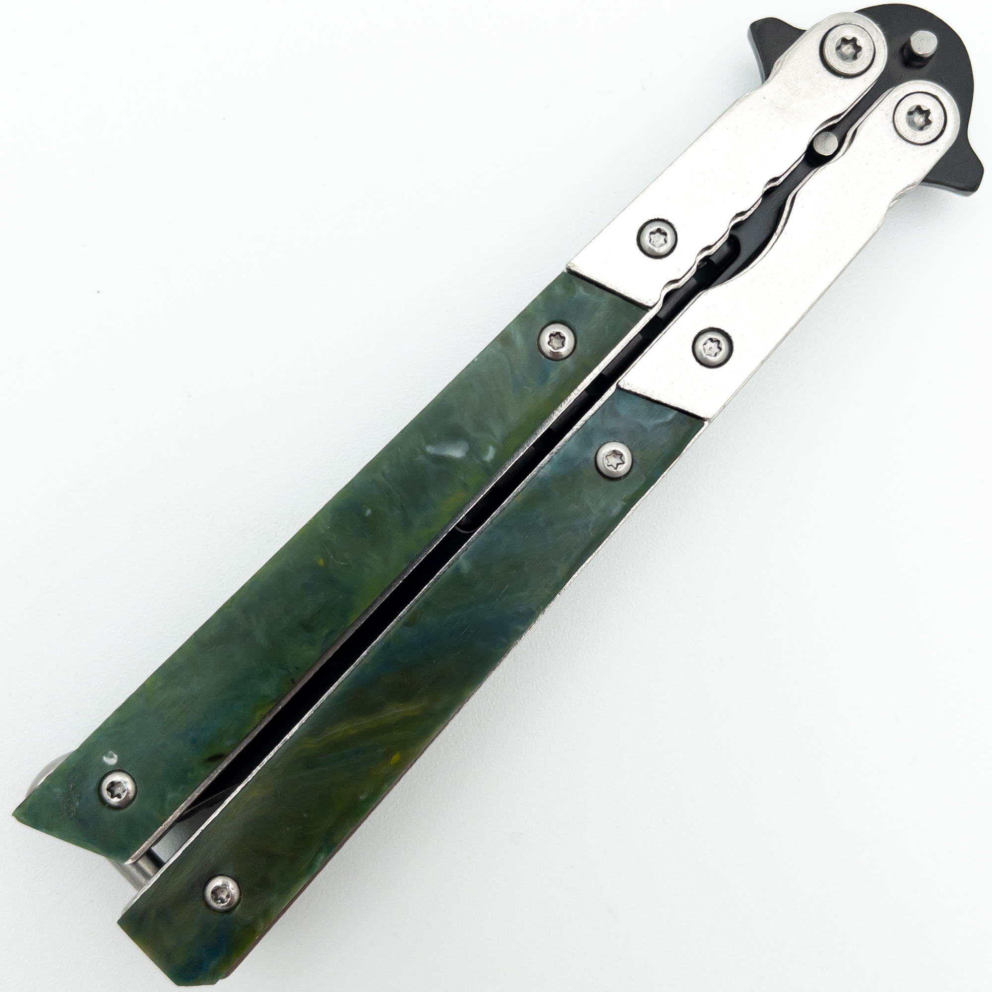 2145 Battlefield Green Butterfly Mission Knife - Collectible Knives at ...