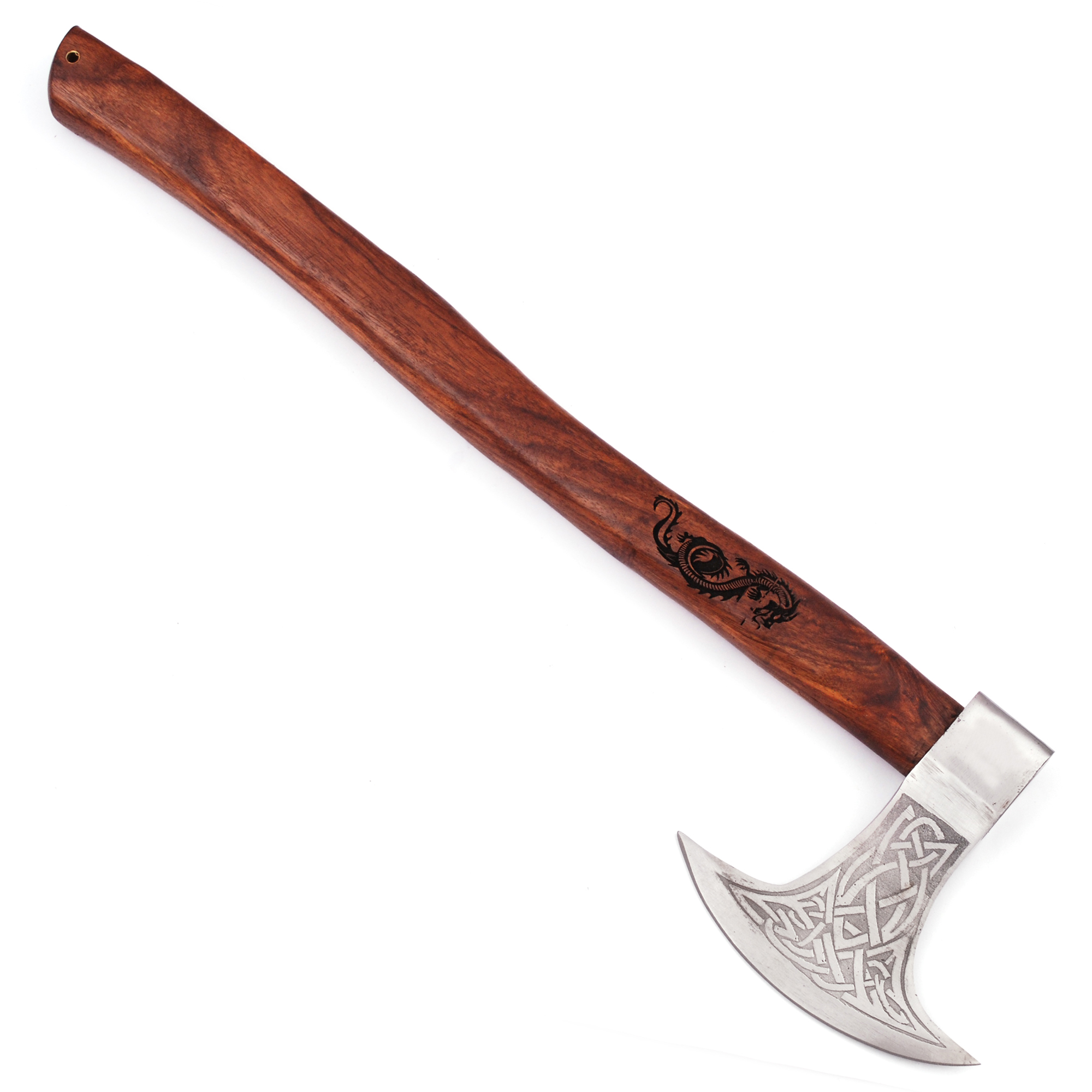 2233 Viking Dragon Slayer Norse Dane Battle Axe | Engraved Handle ...